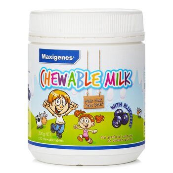 Maxigenes Maxigenes Chewable Milk calcium with Blueberry 300g - 150 ...