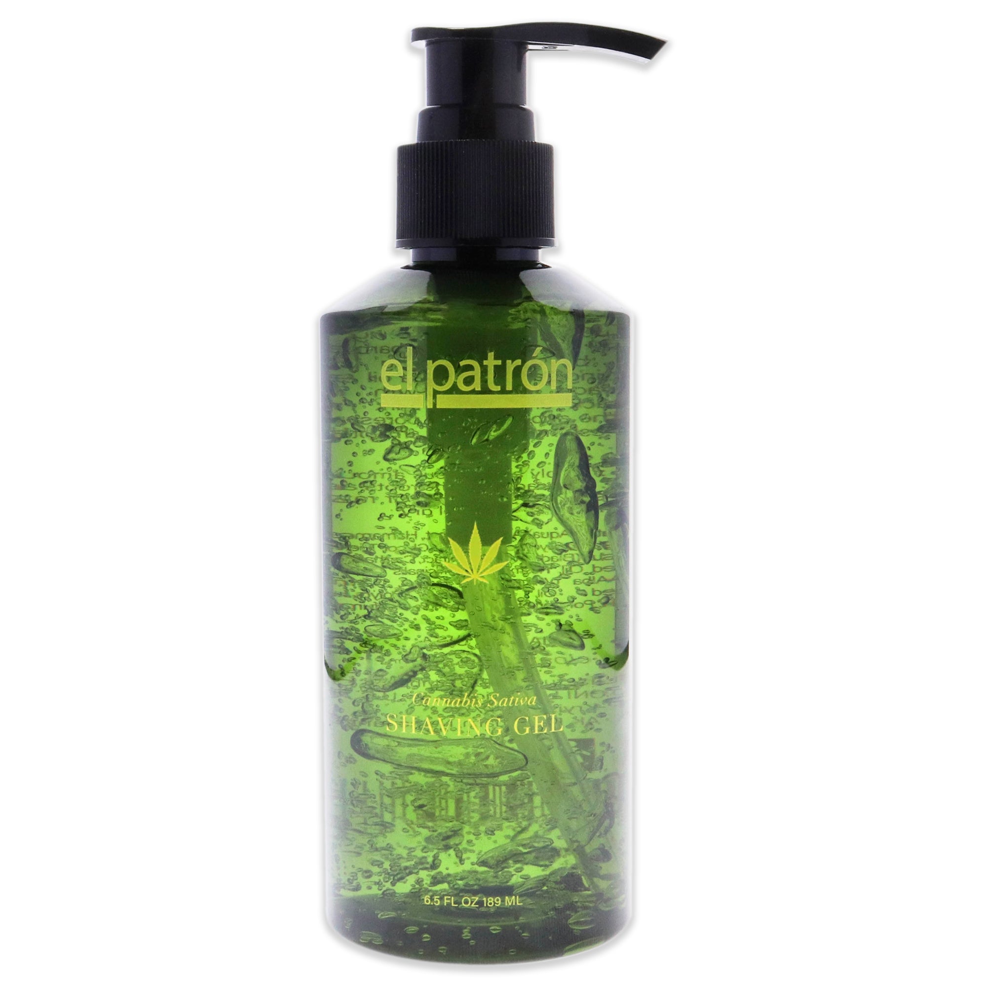 El Patron Cannabis Sativa Shaving Gel by El Patron for Men - 6.5 oz ...