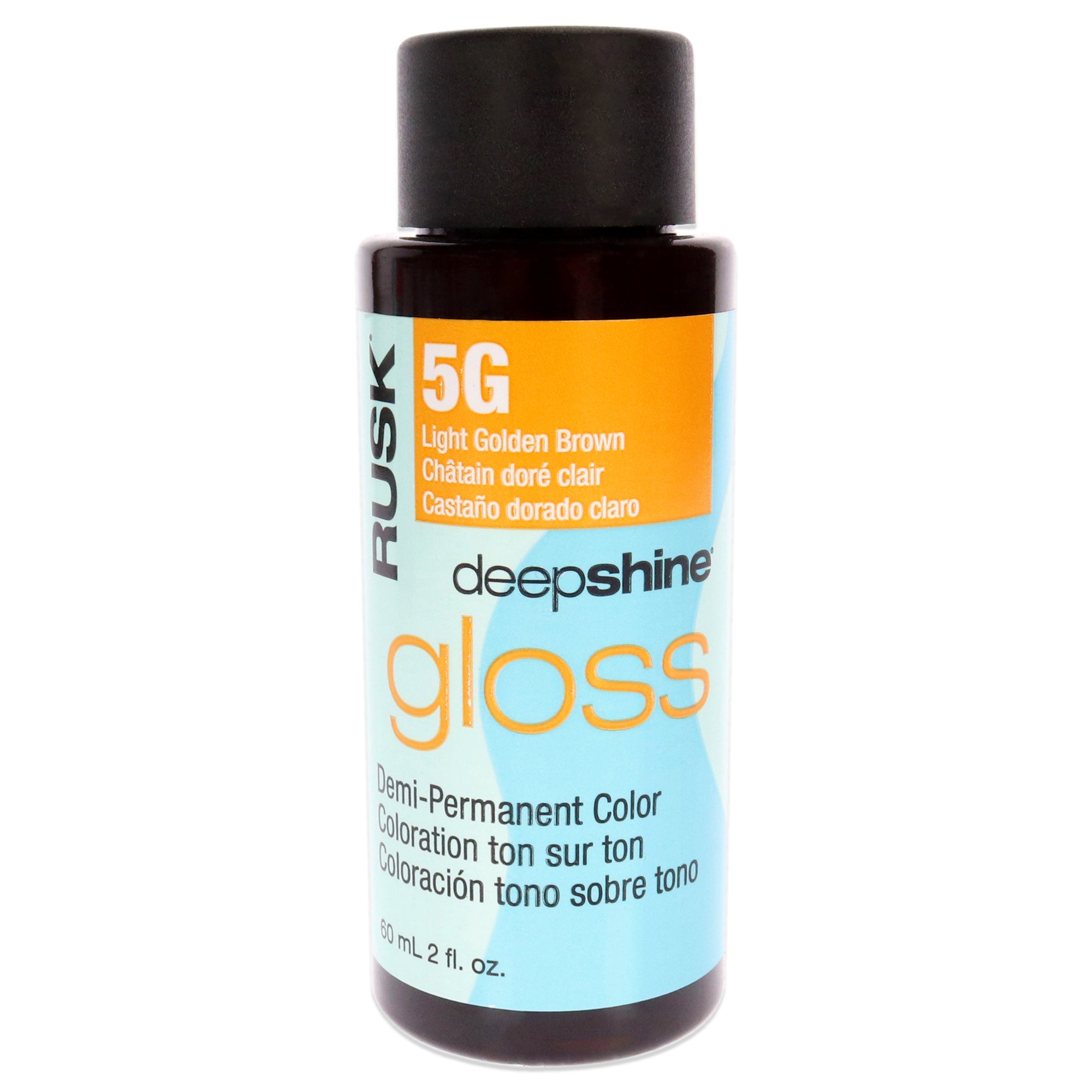 Rusk Deepshine Gloss Demi-Permanent Color - 5G Light Golden Brown by ...