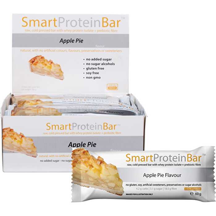 Smart Protein Bar Apple Pie Flavour Protein Bar 12x60g – Fresh Beauty ...