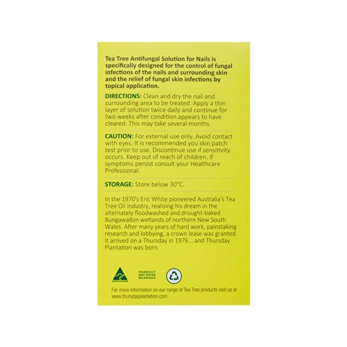 Thursday Plantation Tea Tree Anti-Fungal Solution For Nails 10ml ...