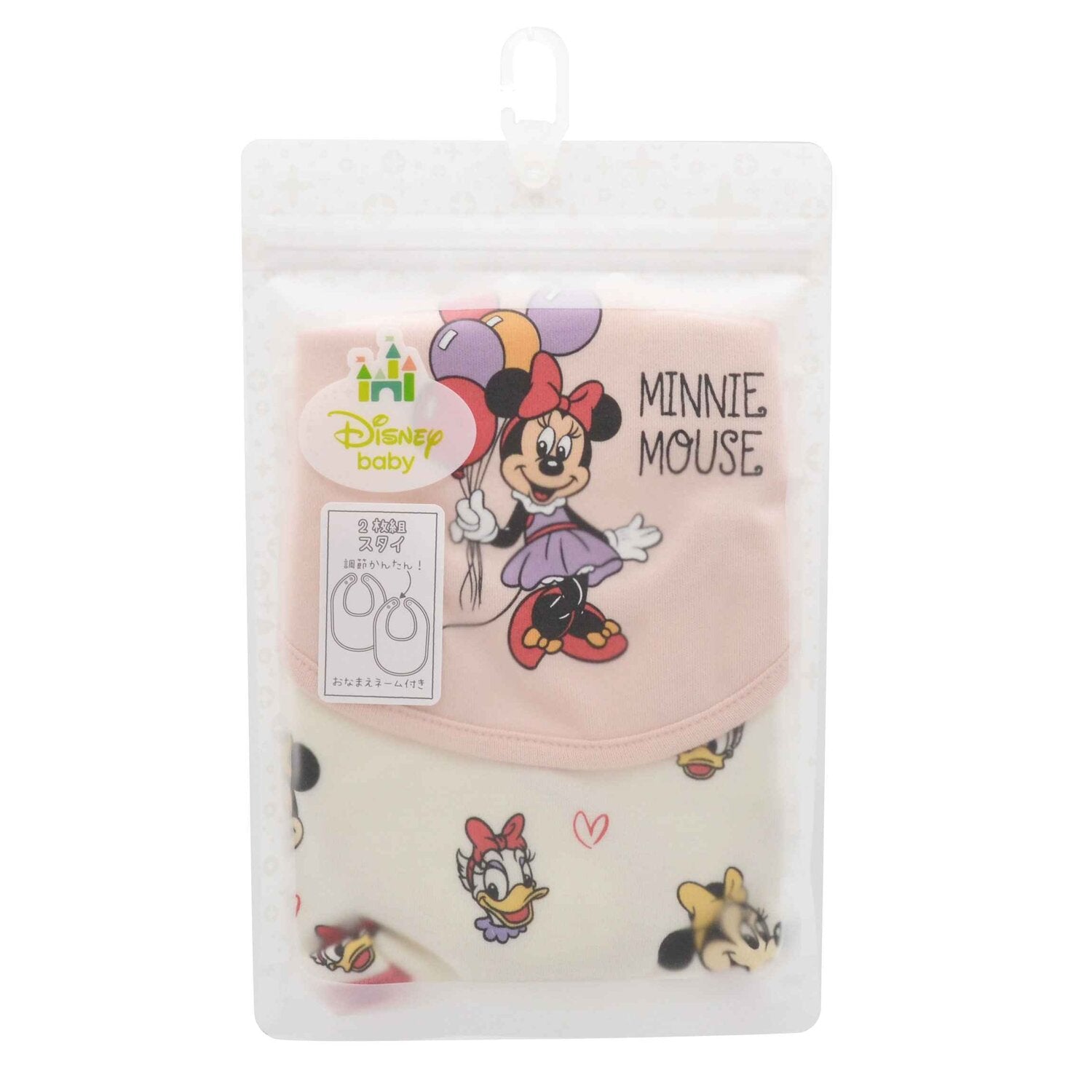 Disney baby Disney Baby Minnie Mouse Bibs 2 Pack Fixed Size – Fresh ...