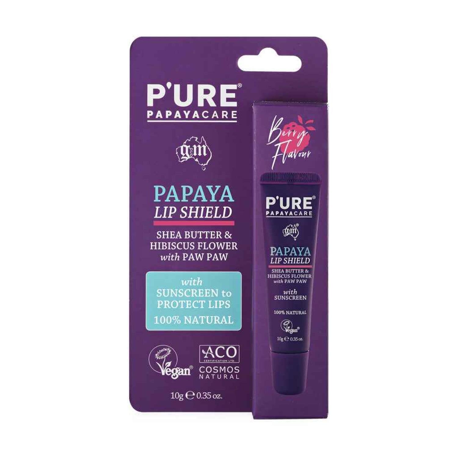 P'ure Papayacare Lip Shield 10g Fixed Size – Fresh Beauty Co. USA