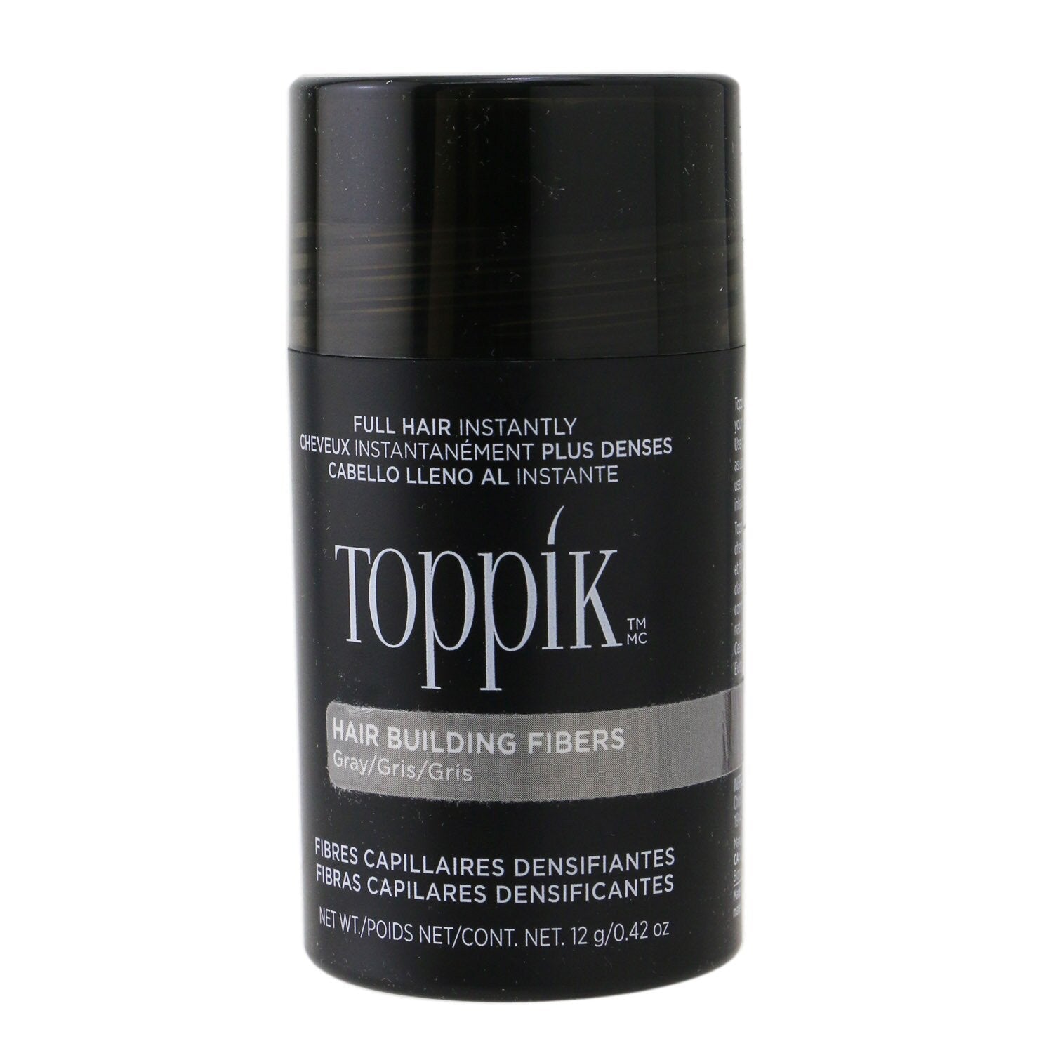 Toppik Hair Building Fibers - # Gray 12g/0.42oz – Fresh Beauty Co. USA