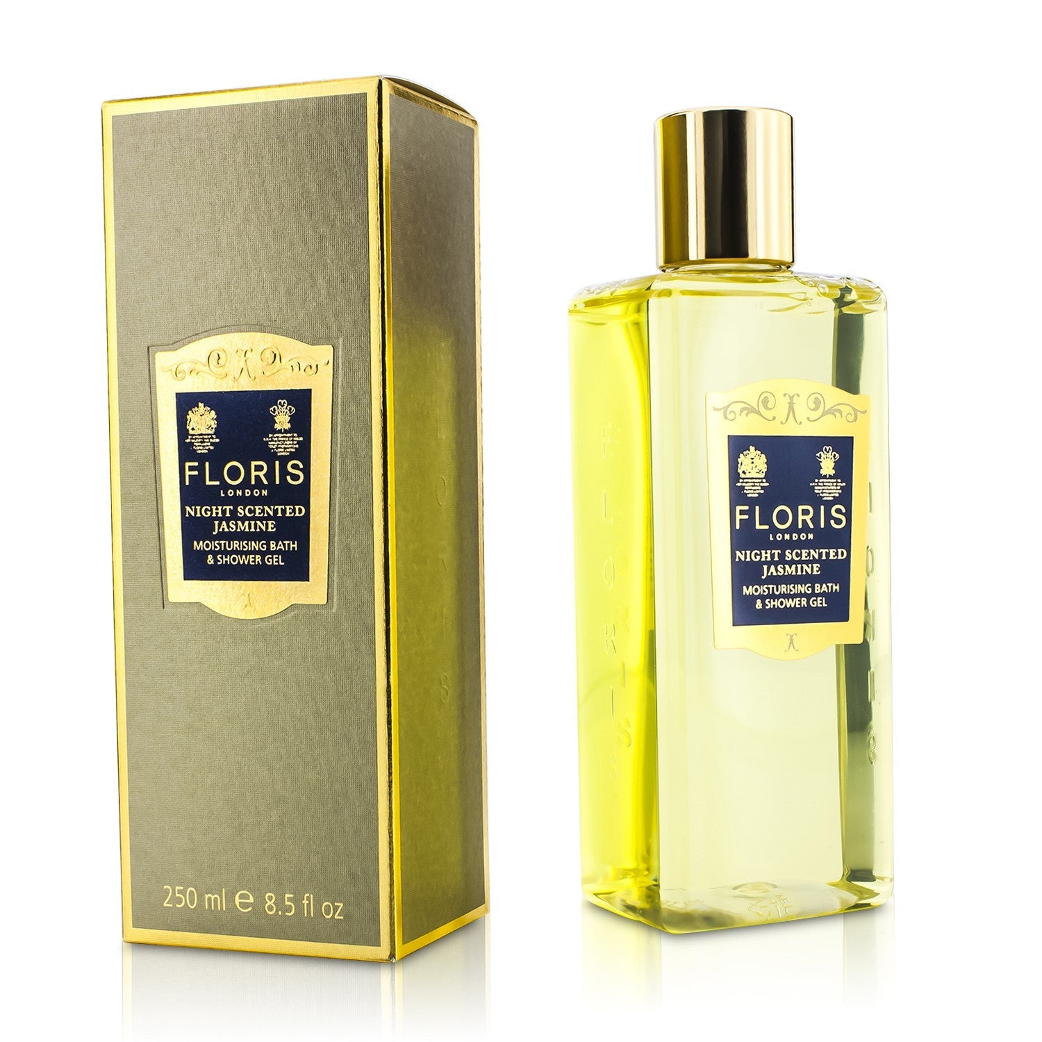 Floris Night Scented Jasmine Moisturising Bath & Shower Gel 250ml/8.5o ...