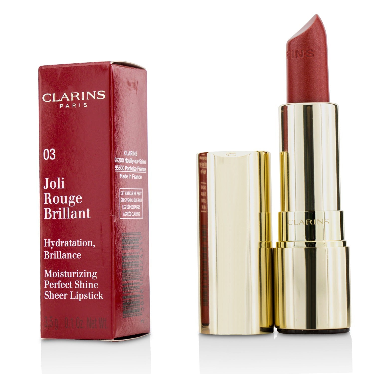 Clarins Joli Rouge Brillant (Moisturizing Perfect Shine Sheer Lipstick ...