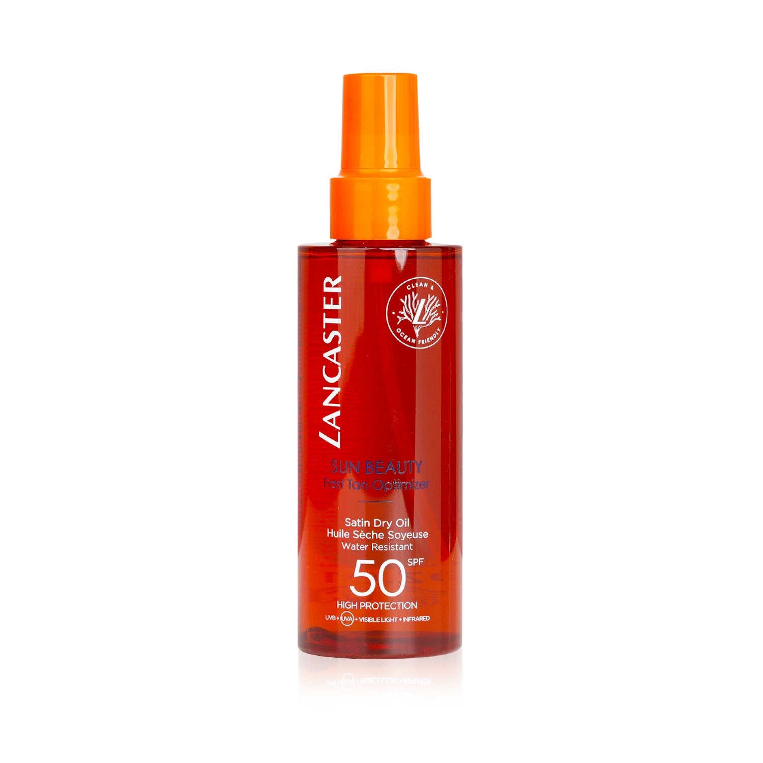 Lancaster Sun Beauty Fast Tan Optimizer Satin Dry Oil SPF50 150ml/5oz ...