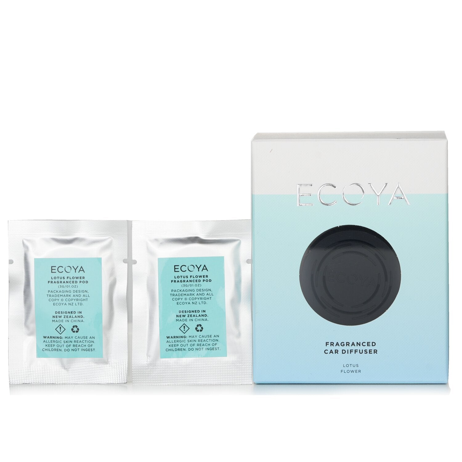 Ecoya Car Diffuser - Lotus Flower 1pc – Fresh Beauty Co. USA