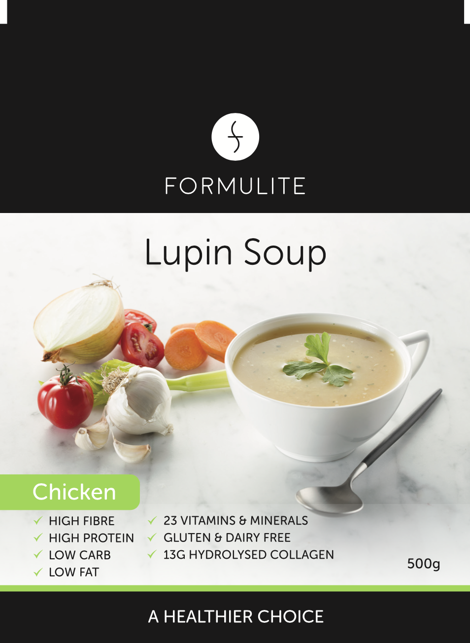 Formulite Lupin Soup Bag Chicken Flavour 500g – Fresh Beauty Co. USA