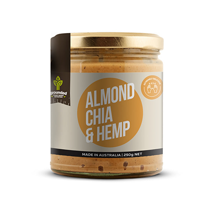 Grounded Spread Almond Chia & Hemp 250g – Fresh Beauty Co. USA