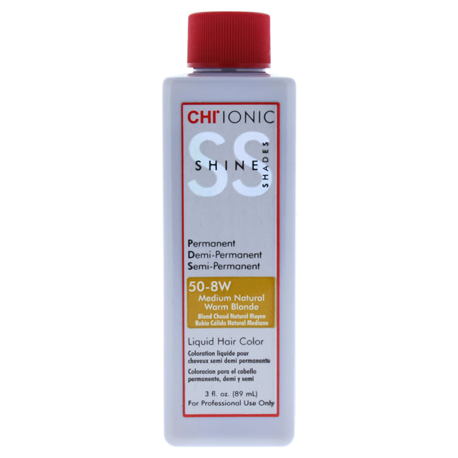 CHI Ionic Shine Shades Liquid Hair Color - 50-8W Medium Natural Warm B ...
