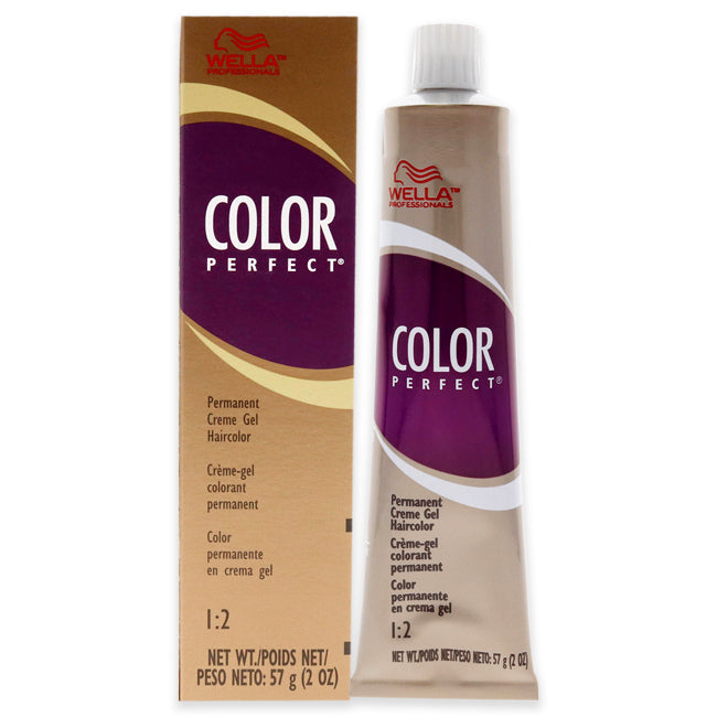 Wella Color Perfect Permanent Creme Gel Haircolor - 8RG Light Red Gold ...