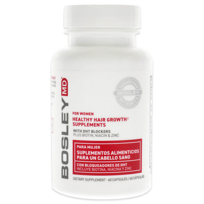 Bosley Healthy Hair Growth Supplements by Bosley for Women - 60 Count – Fresh Beauty Co. USA
