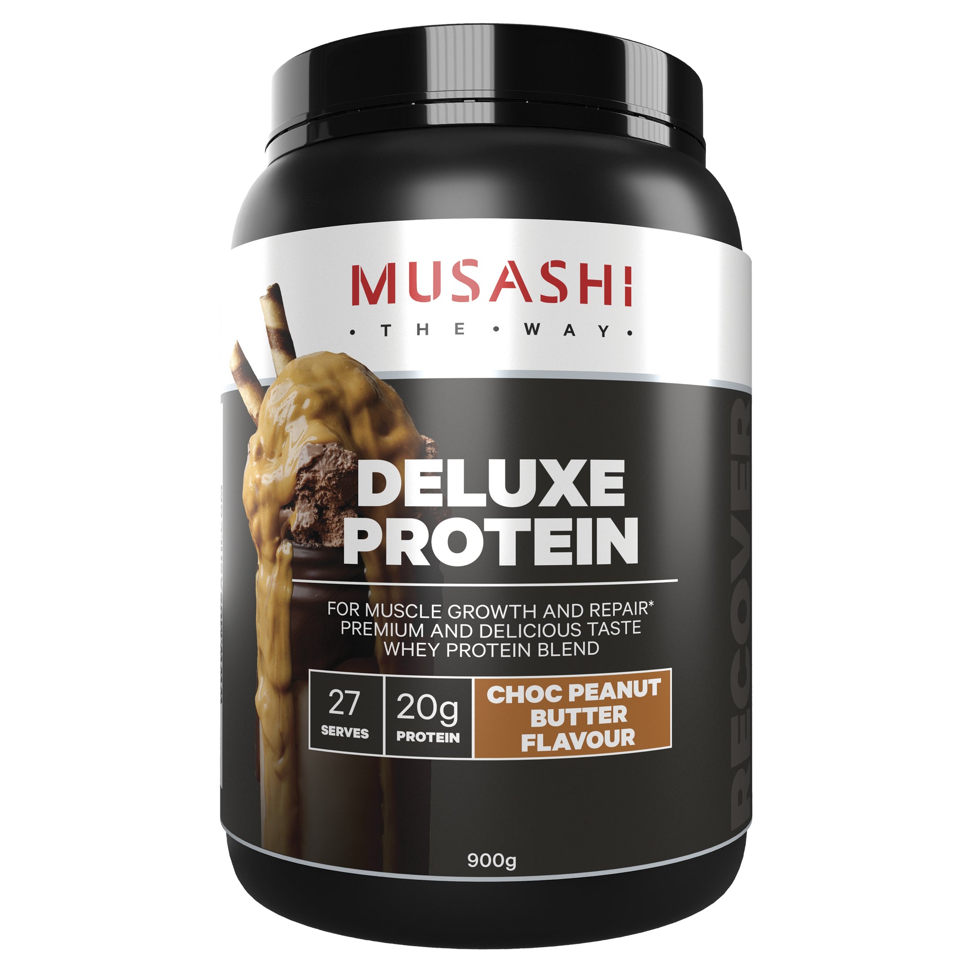 Musashi Deluxe Protein Choc Peanut 900g – Fresh Beauty Co. USA