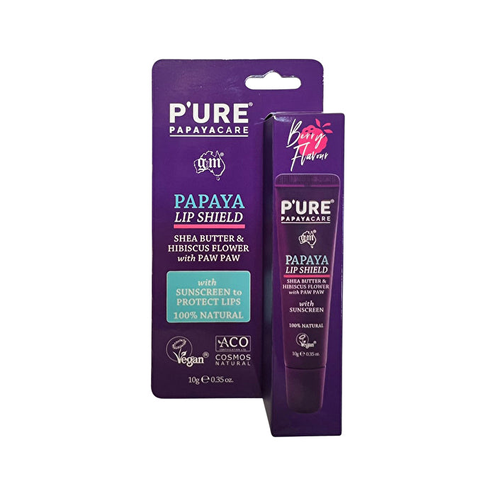 P'ure Papayacare Papaya Lip Shield with Sunscreen (Shea Butter ...